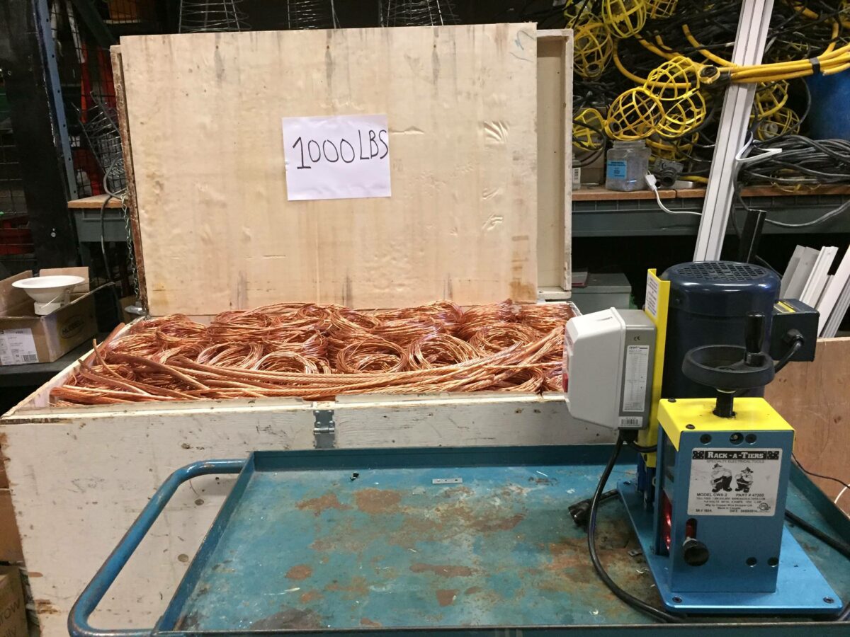 Copper Wire Stripper - CWS-2 - Rack-A-Tiers