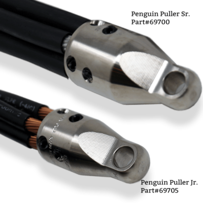 Pull wire underground with the Penguin Puller - Rack-A-Tiers Since 1995