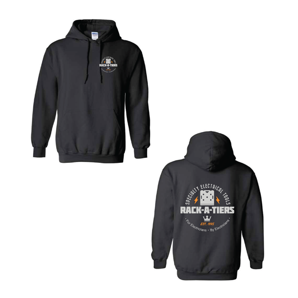 Rack-A-Tiers Black Hoodie - Rack-A-Tiers