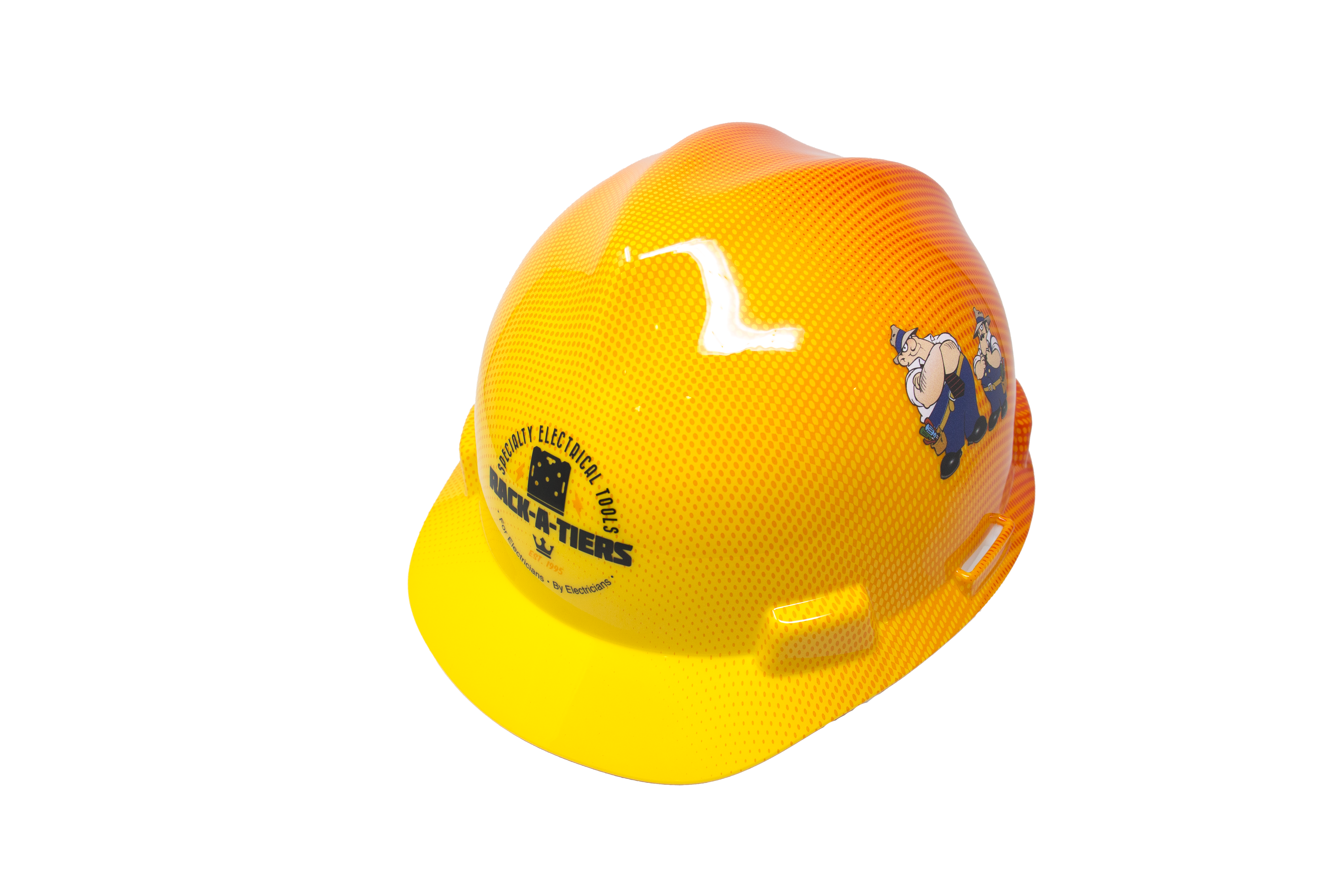 Special Edition Custom Wrapped Hard Hat - Rack-A-Tiers